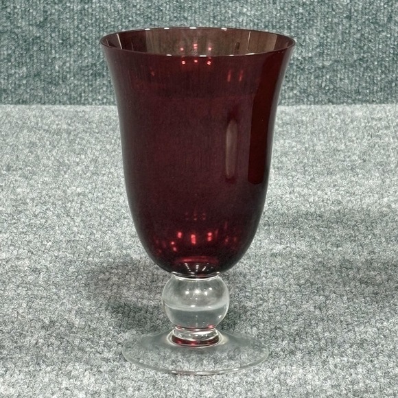 Lenox | Dining | Lenox Holiday Gems Ruby Red All Purpose Crystal Goblet ...
